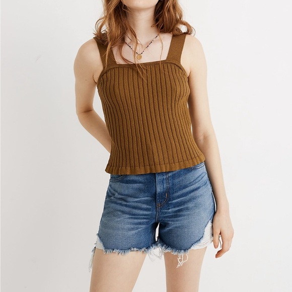 Madewell | Tops | Madewell Tilney Ribbed Sweater Tank | Poshmark
